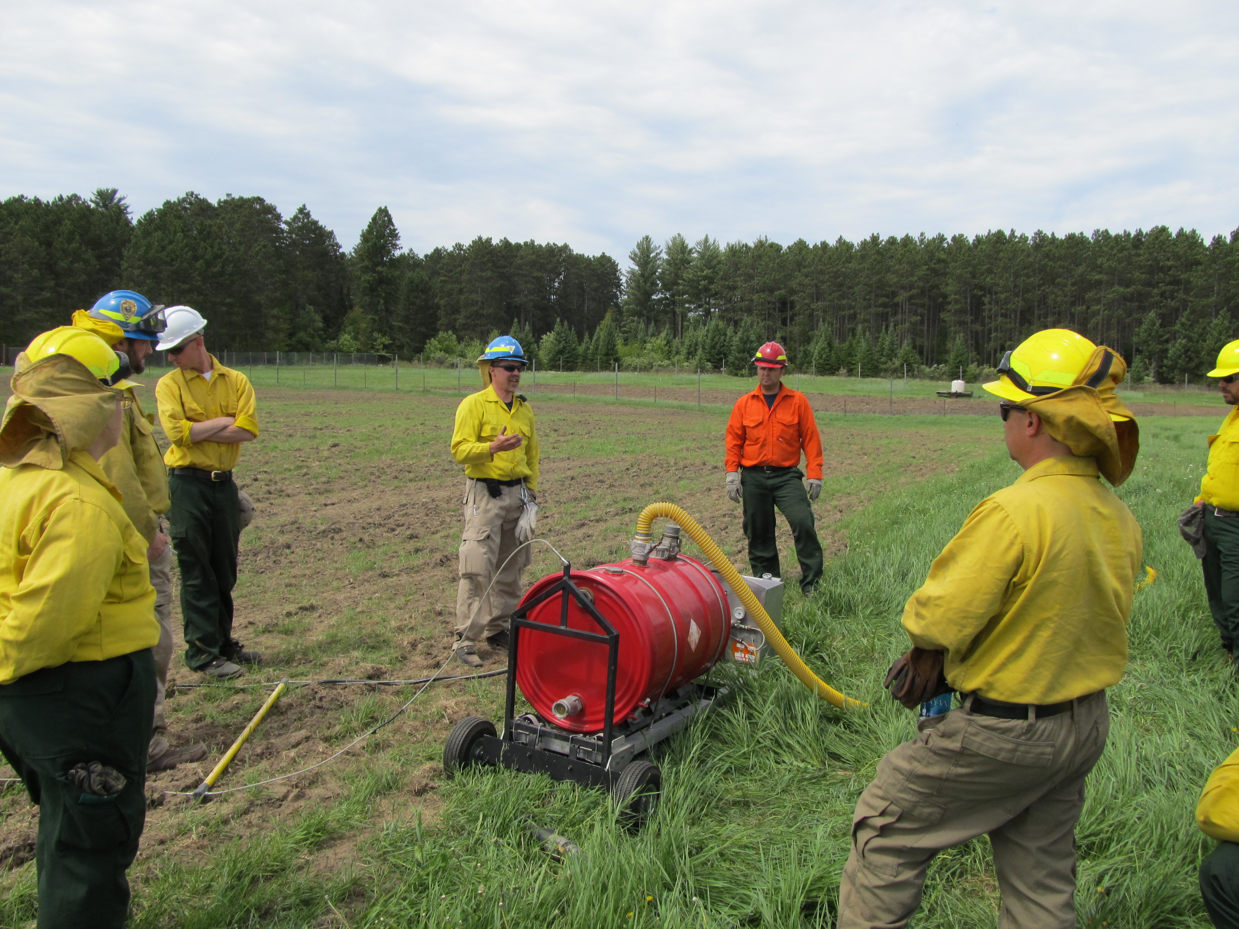 Fire Academy Helicopter Torch Instruction – MNICS.org