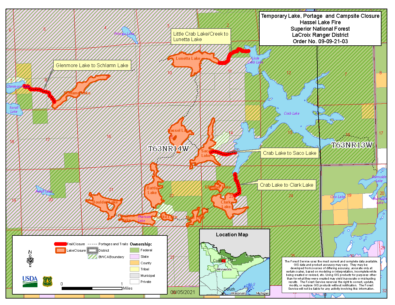 Hassel Lake Fire – MNICS.org